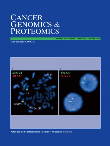 Cancer Genomics & Proteomics – International Institute of Anticancer ...